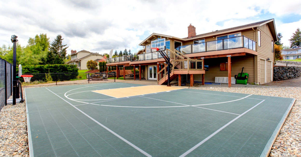 Basketball Court Installation in Los Angeles | Delcoi Services